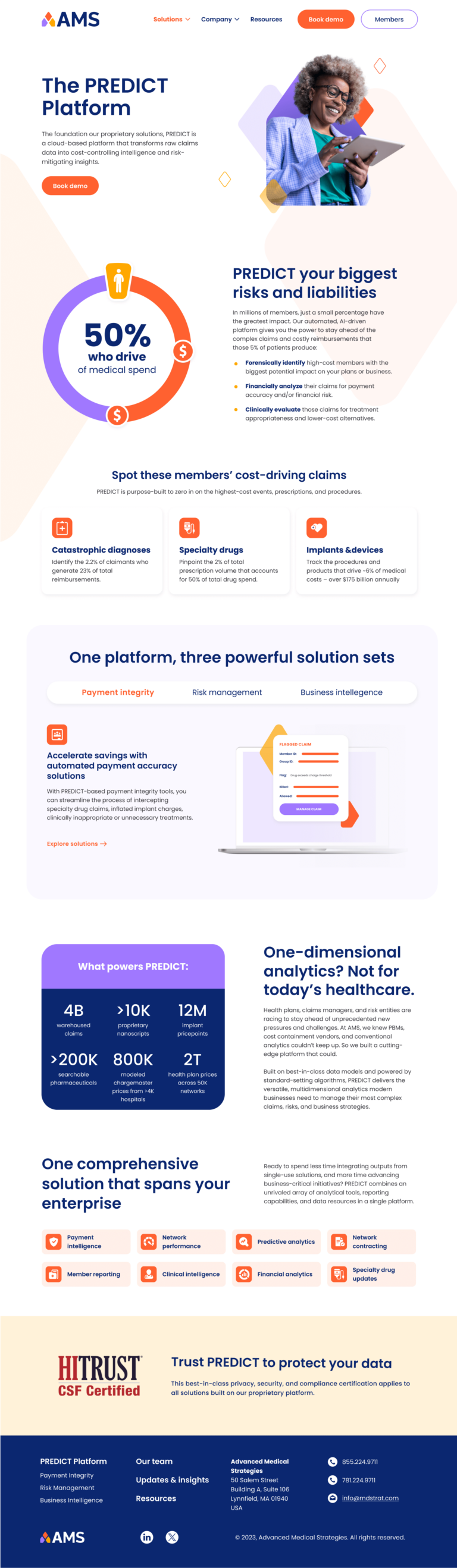 Our Work | AMS (Advanced Medical Strategies) | Distill Health